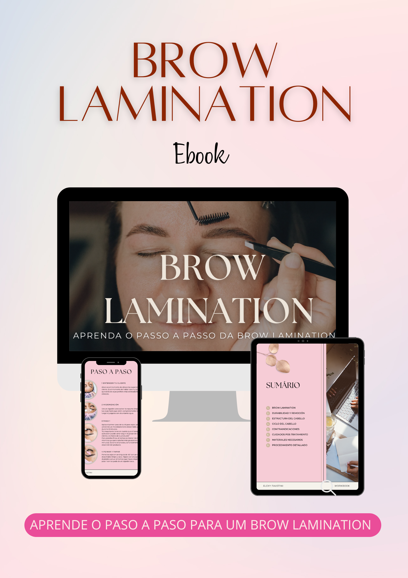 Ebook profissional Brow lamination