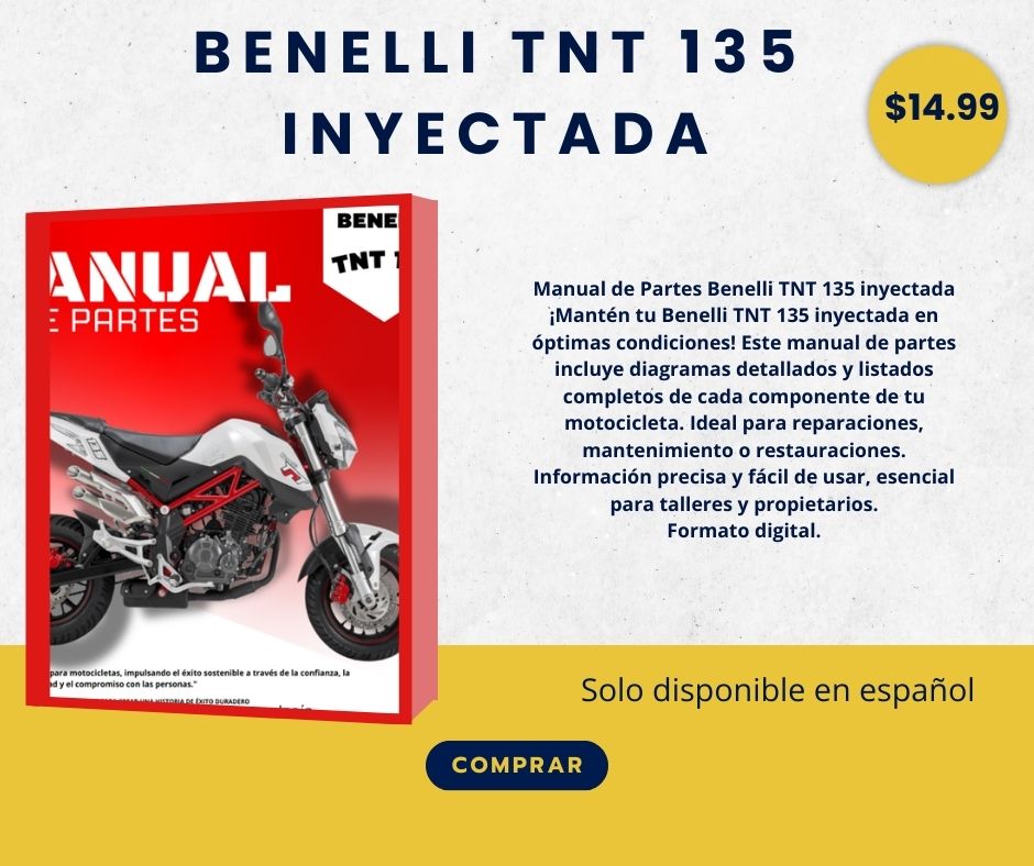 CATALOGO DIGITAL BENELLI TNT 135 - Fernando castro | Hotmart