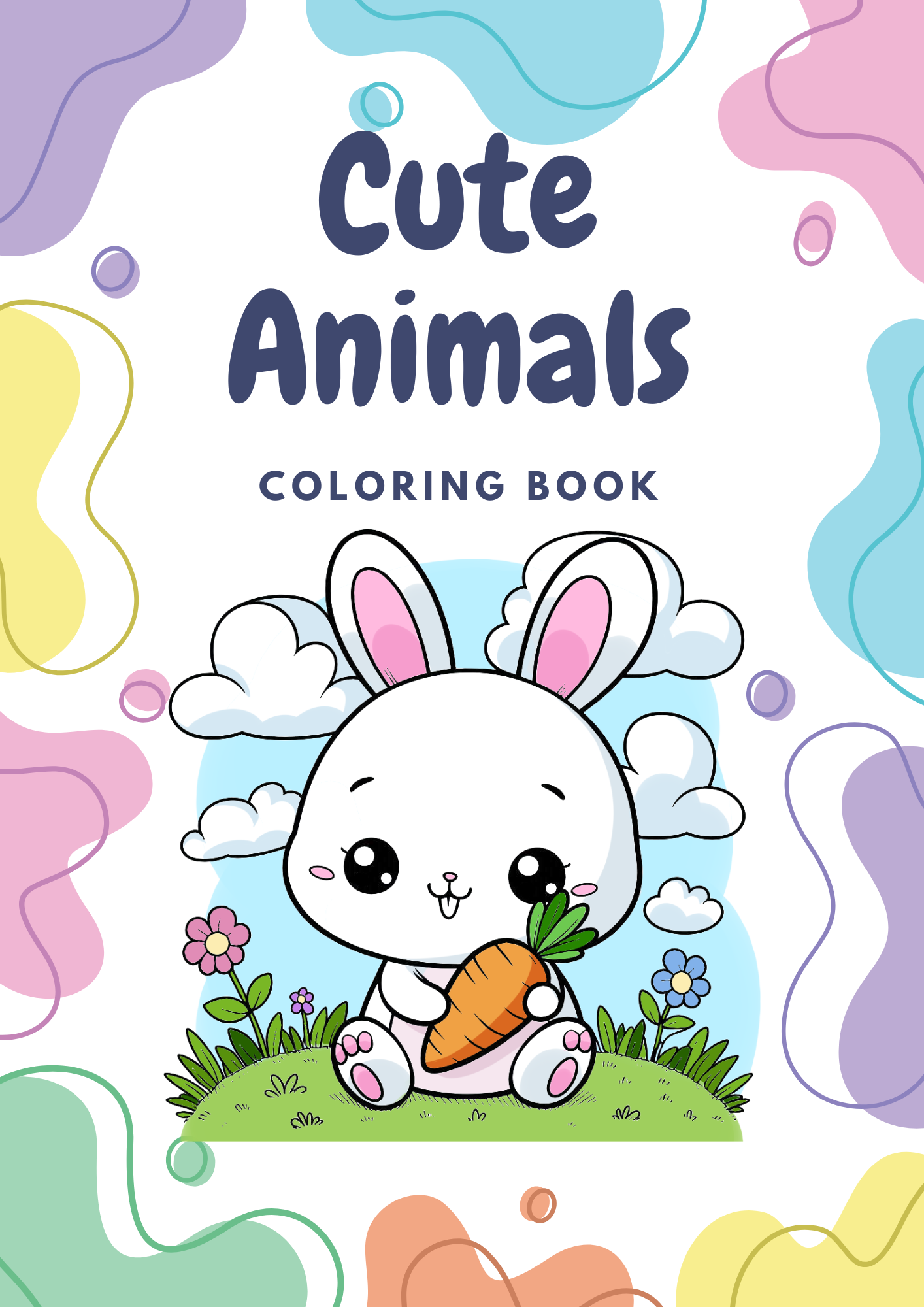 Libro de Coloreo | Animales Tiernos y Kawaii - Dina Delia Sifuentes...