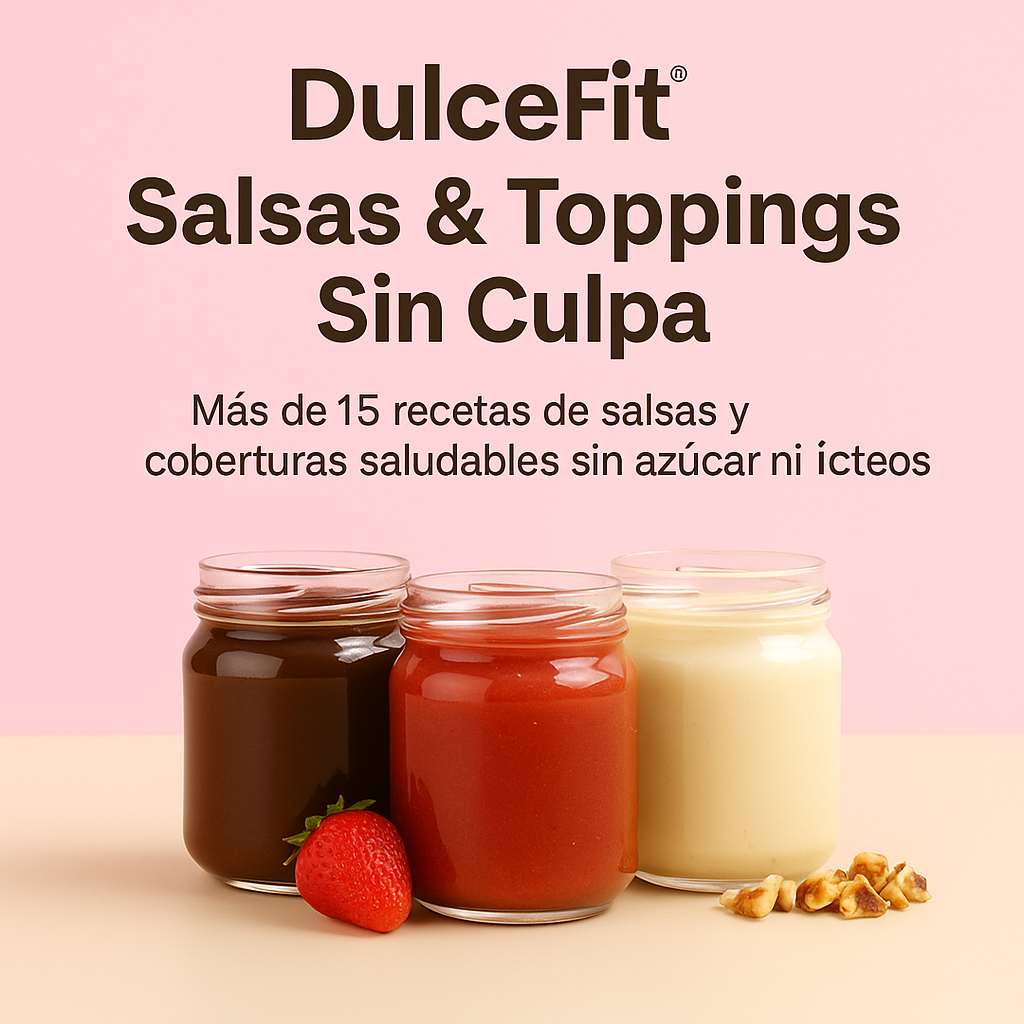 DulceFit™ Salsas & Toppings Sin Culpa – Recetario de Coberturas...