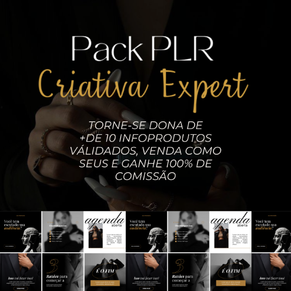 Pack PLR - Criativa Expert - Kelen Cristina de Lima Lusueki | Hotmart
