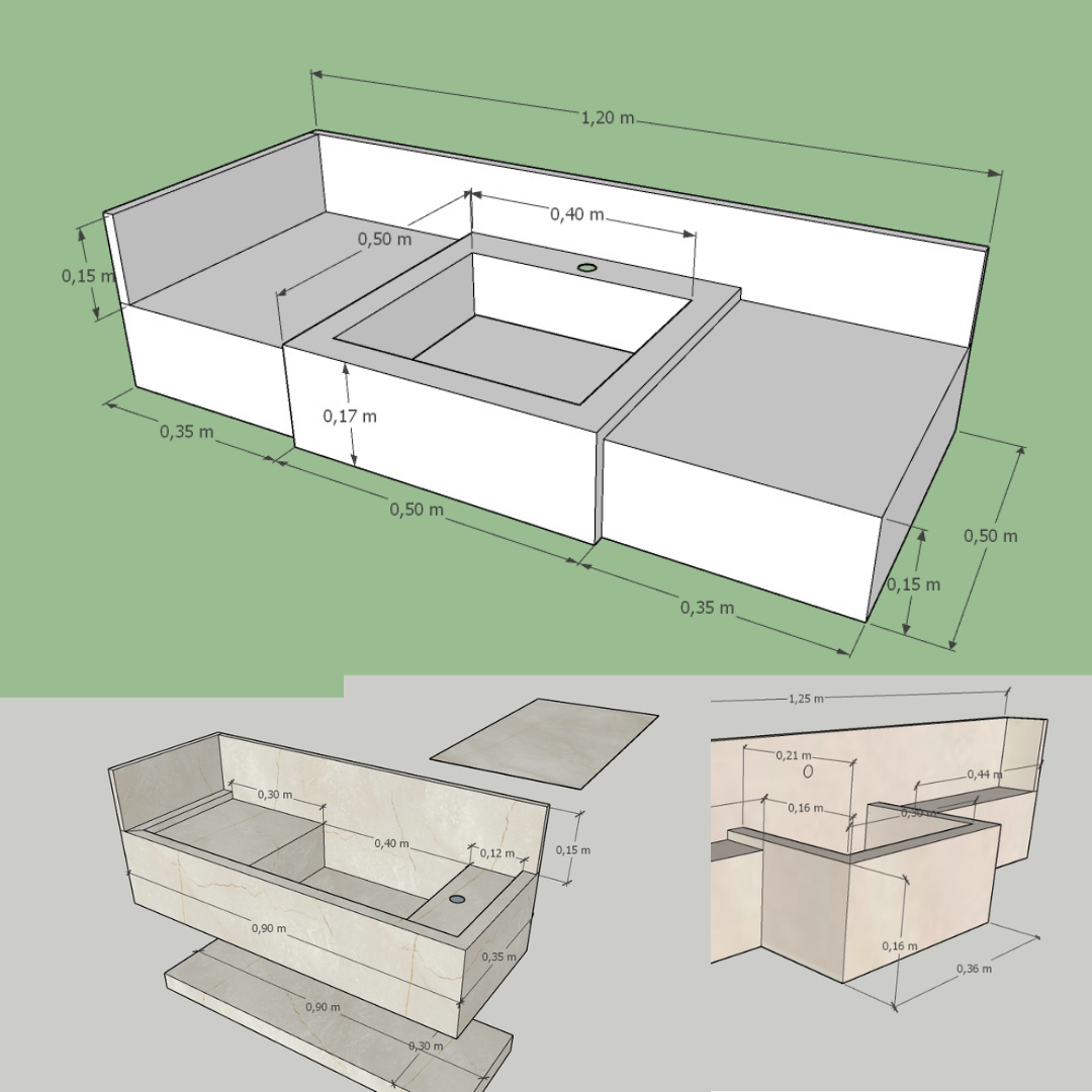 Aprenda a desenhar cubas esculpidas em porcelaanto no 3D - Jair de ...