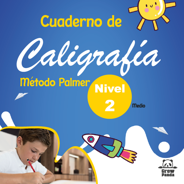 CUADERNO DE CALIGRAFÍA MÉTODO PALMER NIVEL 2 MEDIO PARA NIÑOS DE 7 ...