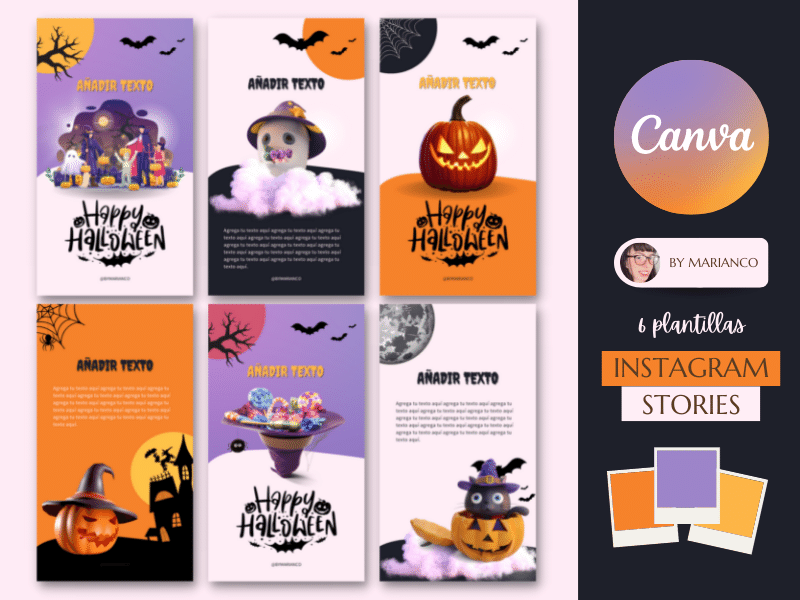 Plantillas editables de Canva Halloween Cool - By Marianco - By ...