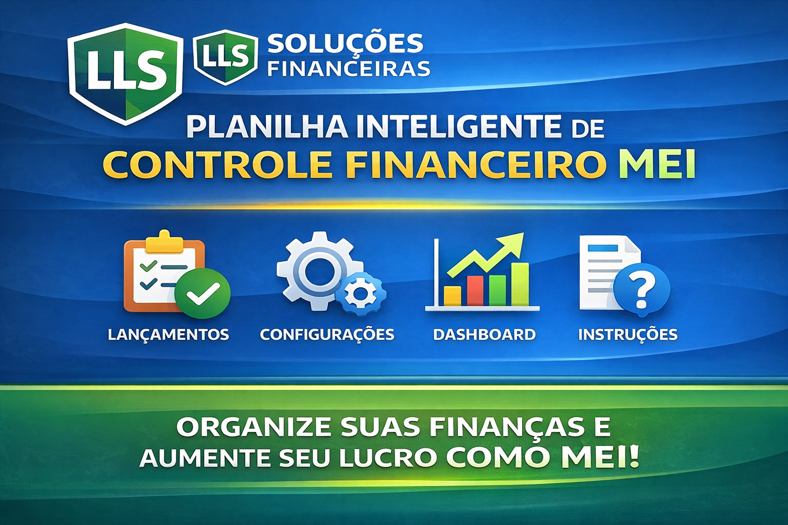 Planilha Inteligente de Controle Financeiro com Dashboard Automátic...