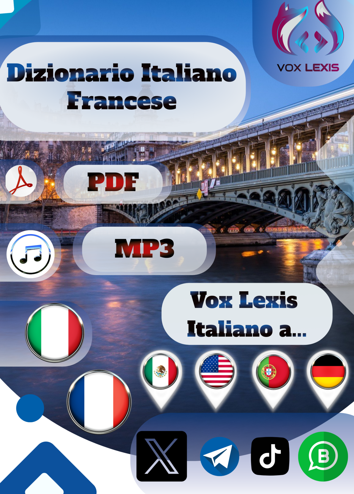 DIZIONARIO ITALIANO FRANCESE PDF MP3 VOX LEXIS