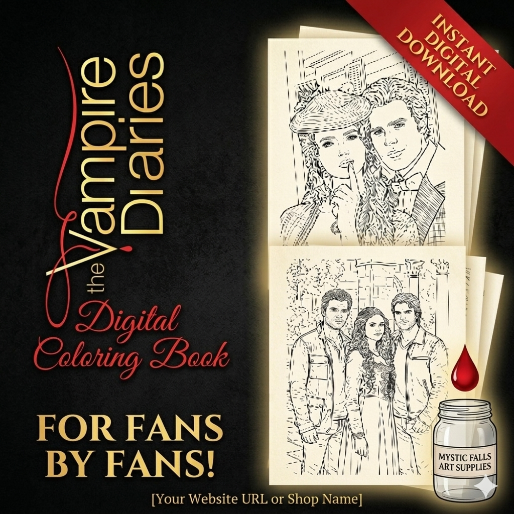 The vampire diaries- Digital ebook colors! 🎨 ️🧛‍♂️🩸 - Larissa Sa...