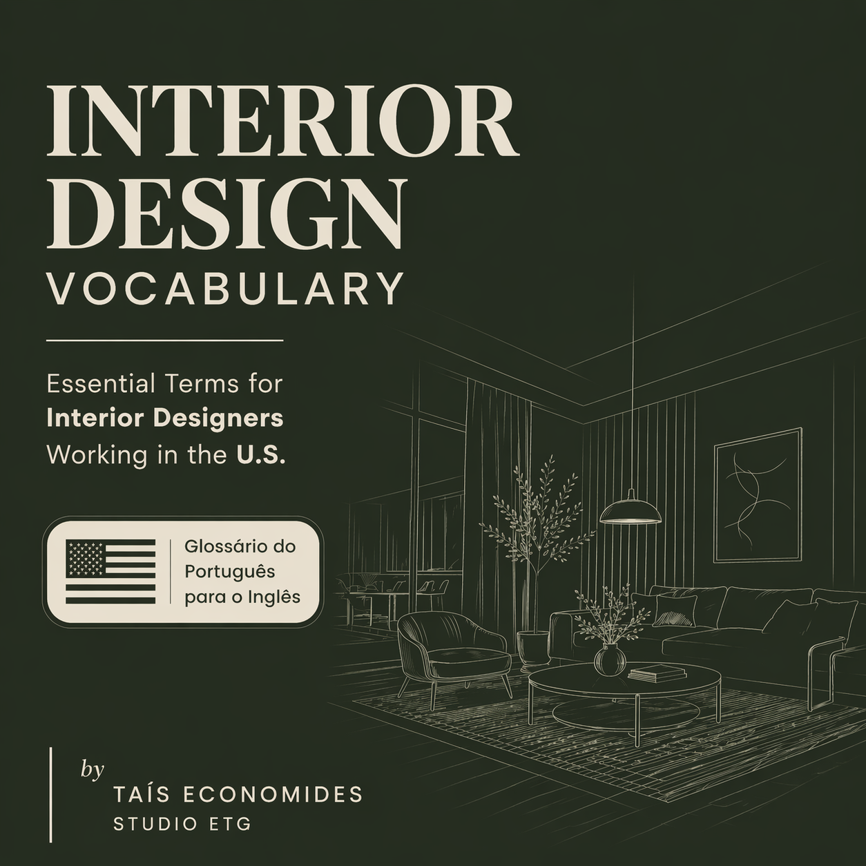 Interior Design Vocabulary | Portuguese–English Guide for U.S. Proj...
