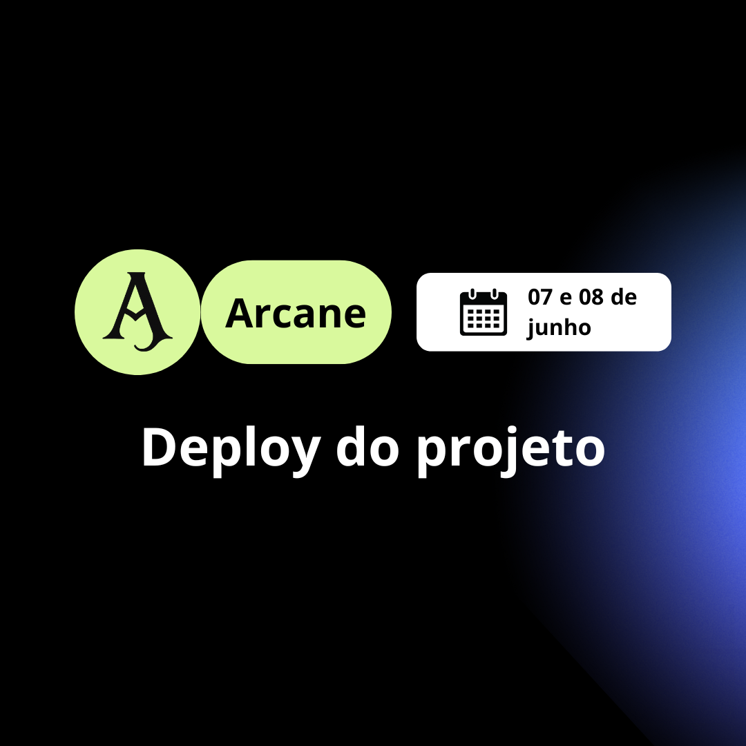 Arcane - Deploy do projeto