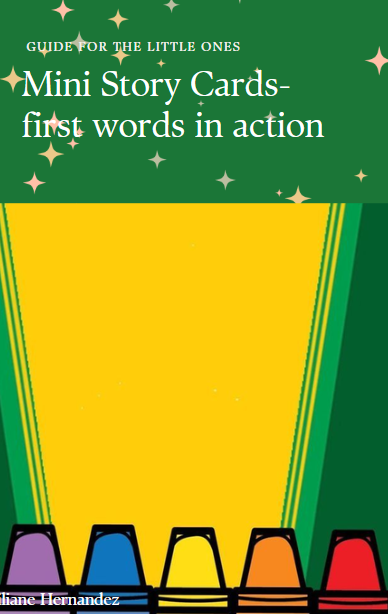 Miny Story Cards-First words in Action | Hotmart