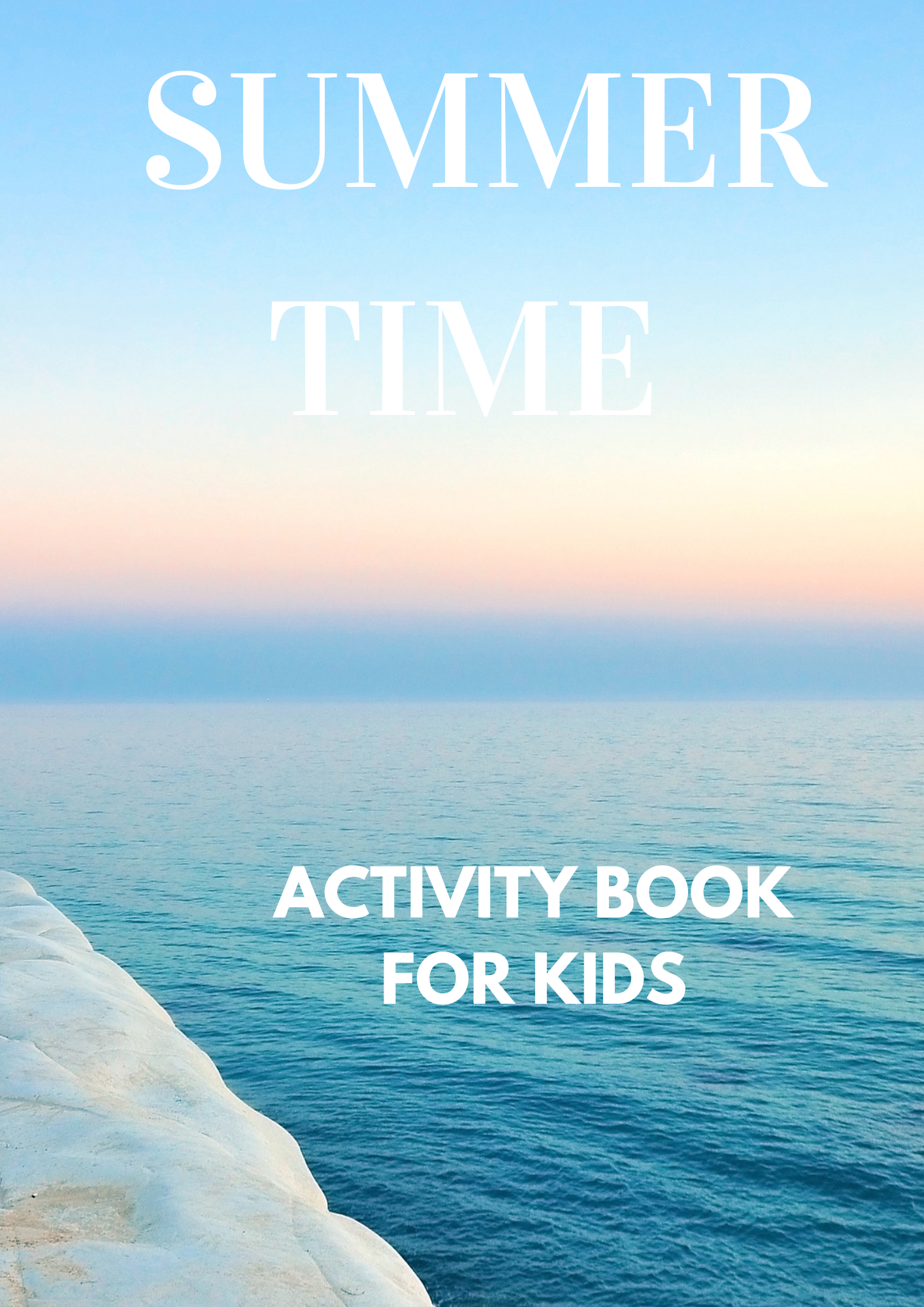 SUMMERTIME ACTIVITY BOOK FOR KIDS