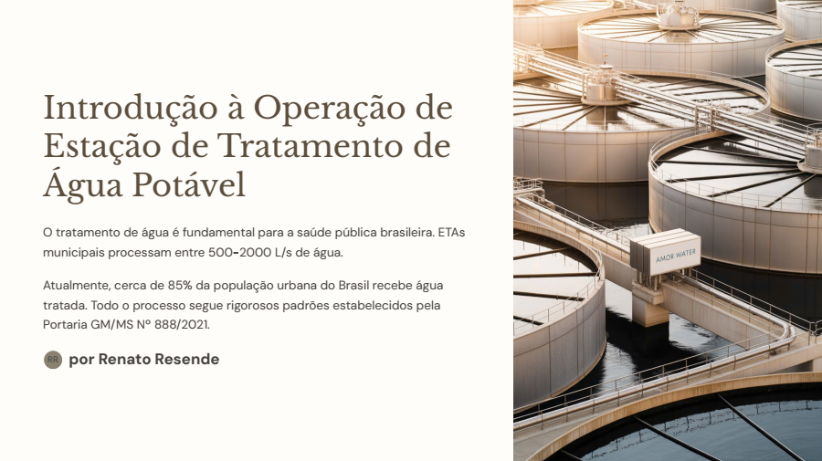 E-book Introdução à Operação de Estação de Tratamento de Água potável