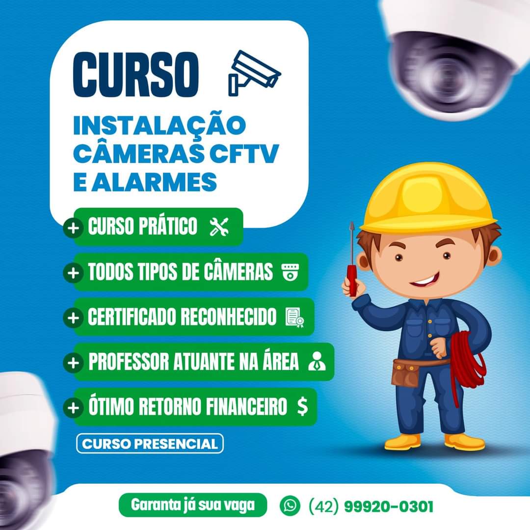 🔐 Descubra o poder da segurança total com o nosso Curso de Instalação ...