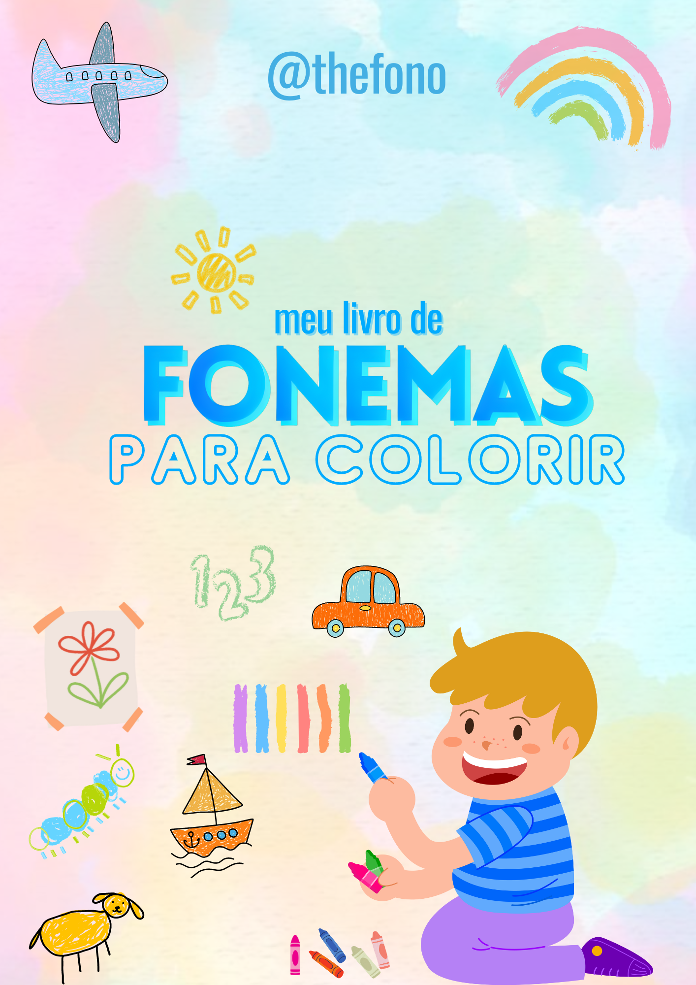 Livro de Fonemas para colorir - Sérgio Silvestre Borges | Hotmart