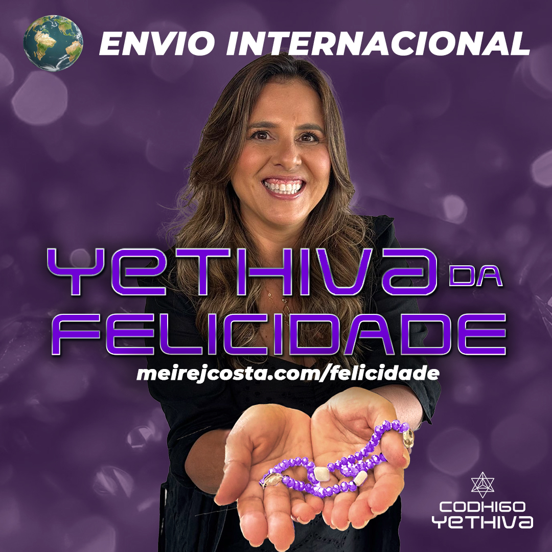 Yethiva da Felicidade (produto físico + vídeos) com envio internacional