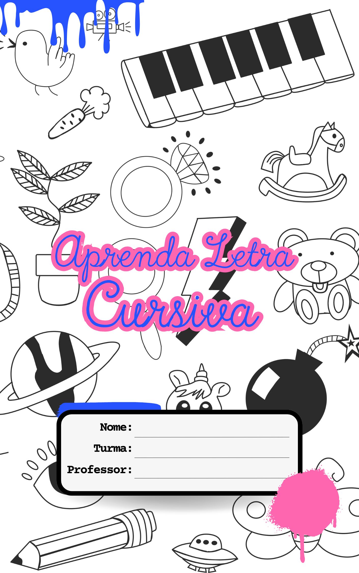 Caderno de Letra Cursiva