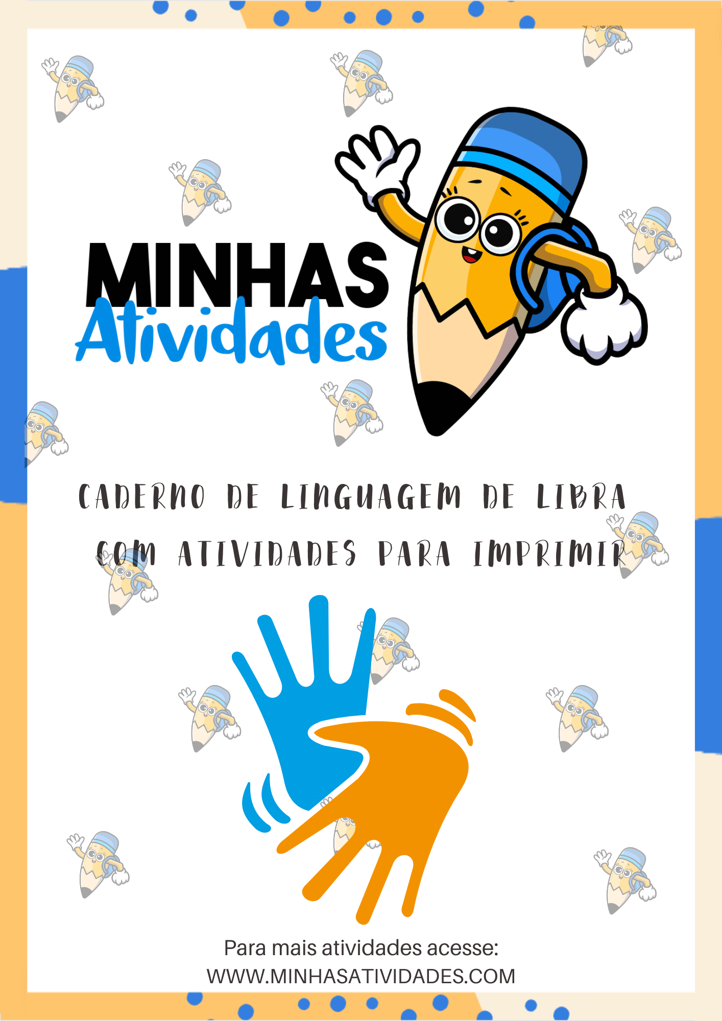 Caderno de Linguagem de Libras Com Atividades para Imprimir - B20 C...