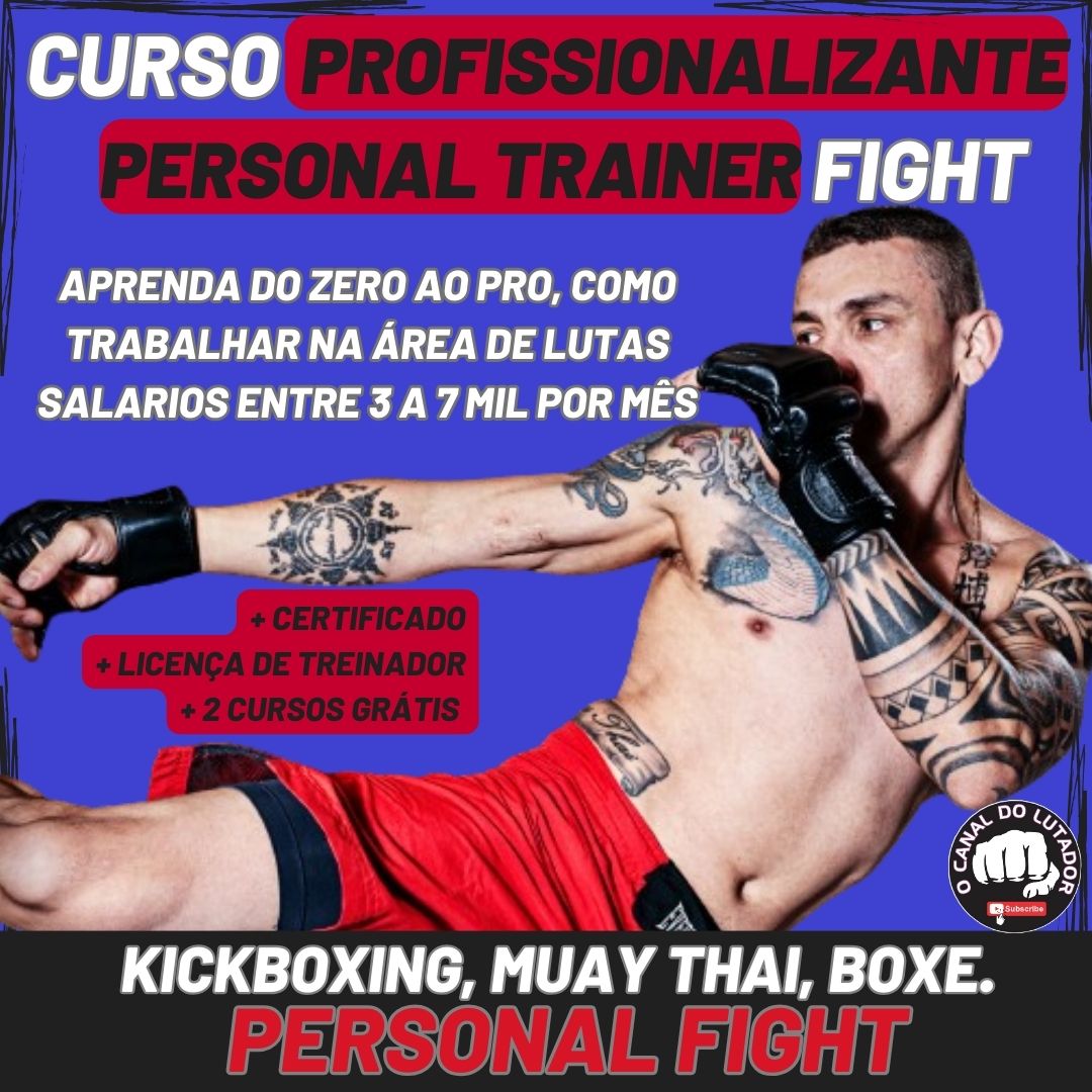 Curso Profissionalizante Personal Trainer Fight, ZERO AO PRO. - ME...