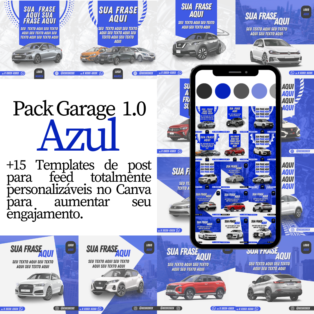 Pack Garage 1.0 - Azul - RAFAEL KENJI | Hotmart