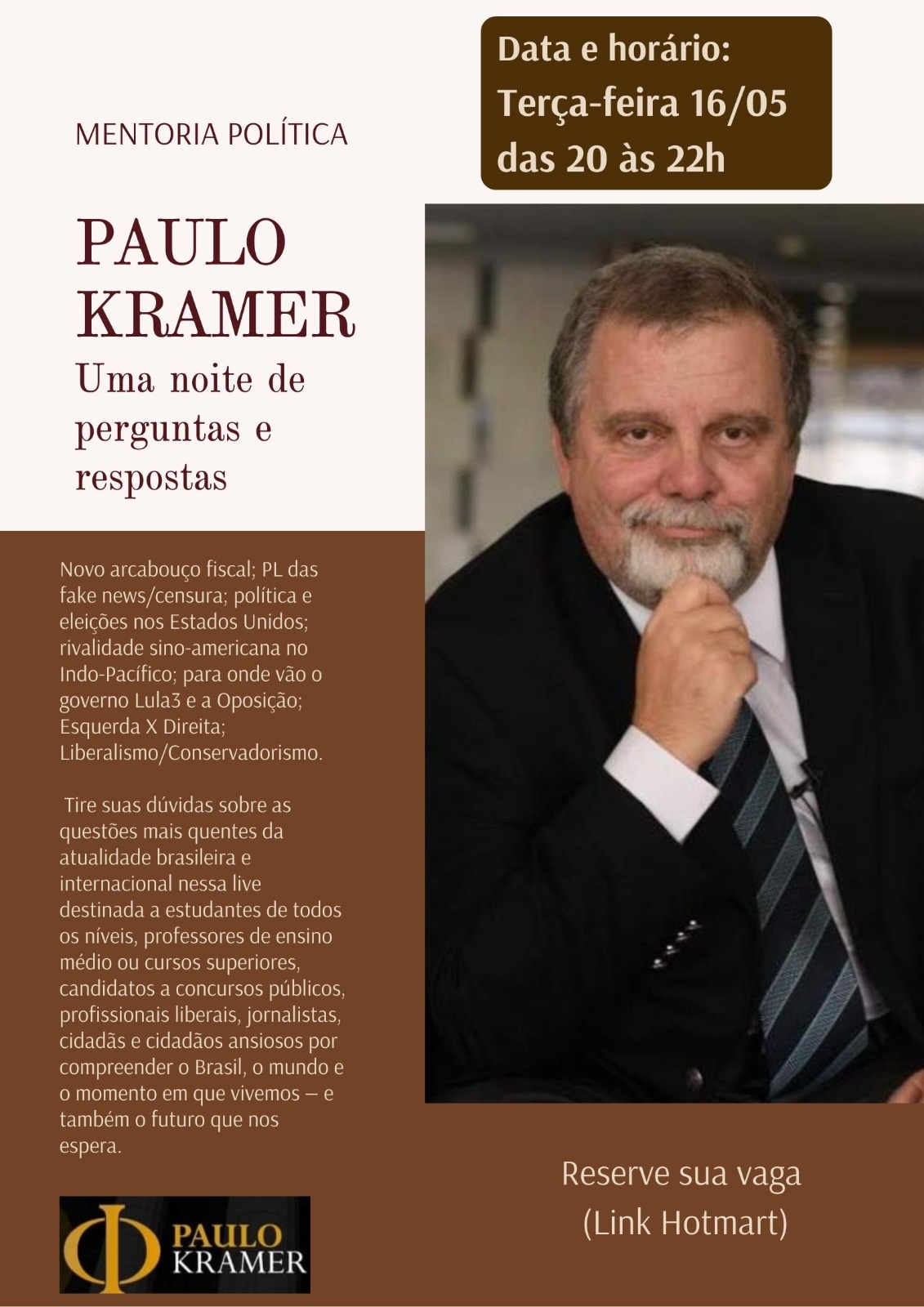 Uma Noite com Paulo Kramer - Paulo Roberto da Costa Kramer | Hotmart