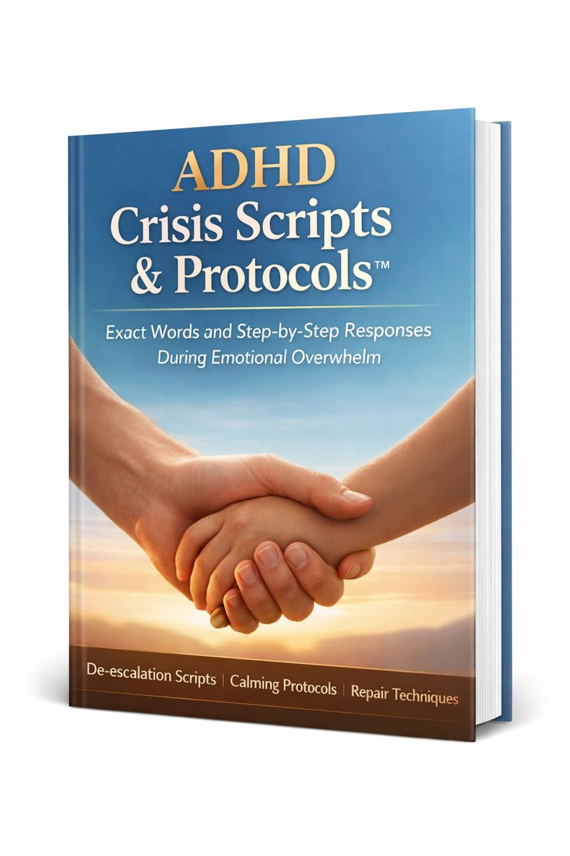 ADHD Crisis Scripts & Protocols™ Exact Words and Step-by-Step Responses ...