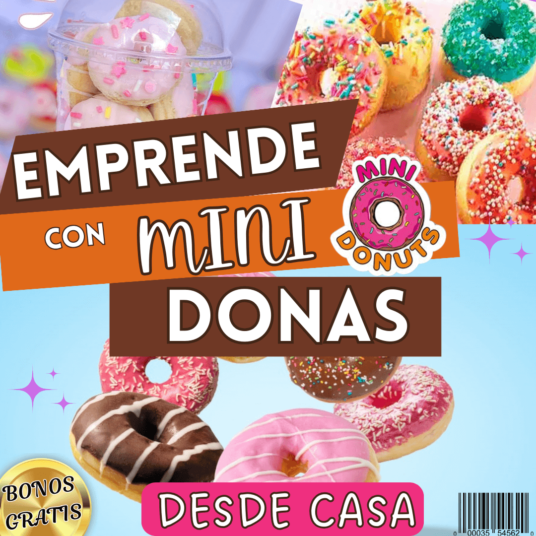 Mini Donas🍩 Aprende y Emprende desde Casa!!