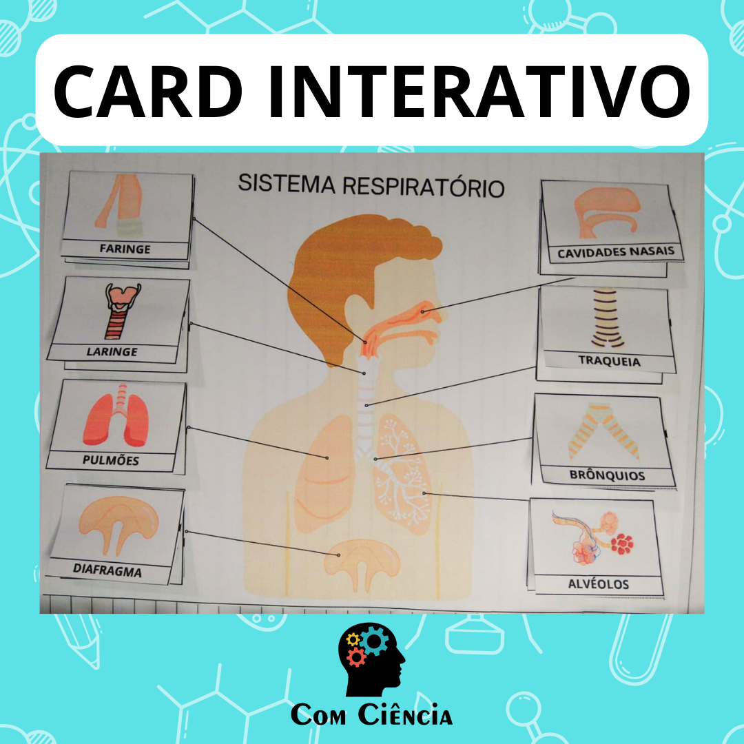 CARD INTERATIVO - SISTEMA RESPIRATÓRIO - Com Ciência | Hotmart