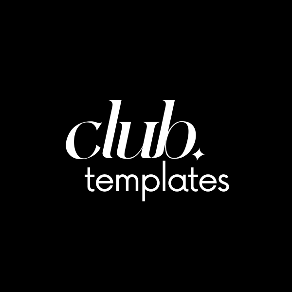 Club Templates - Templates prontos, toda semana. - Rainha dos Templ...