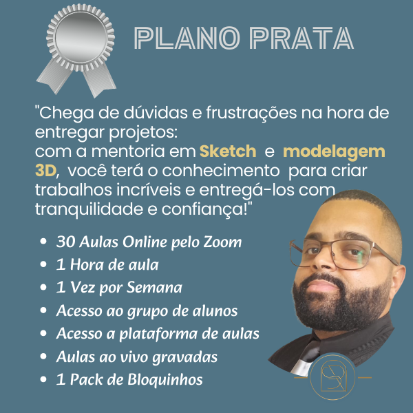 MENTORIA SKETCHUP # VEM COM RICK# PLANO PRATA