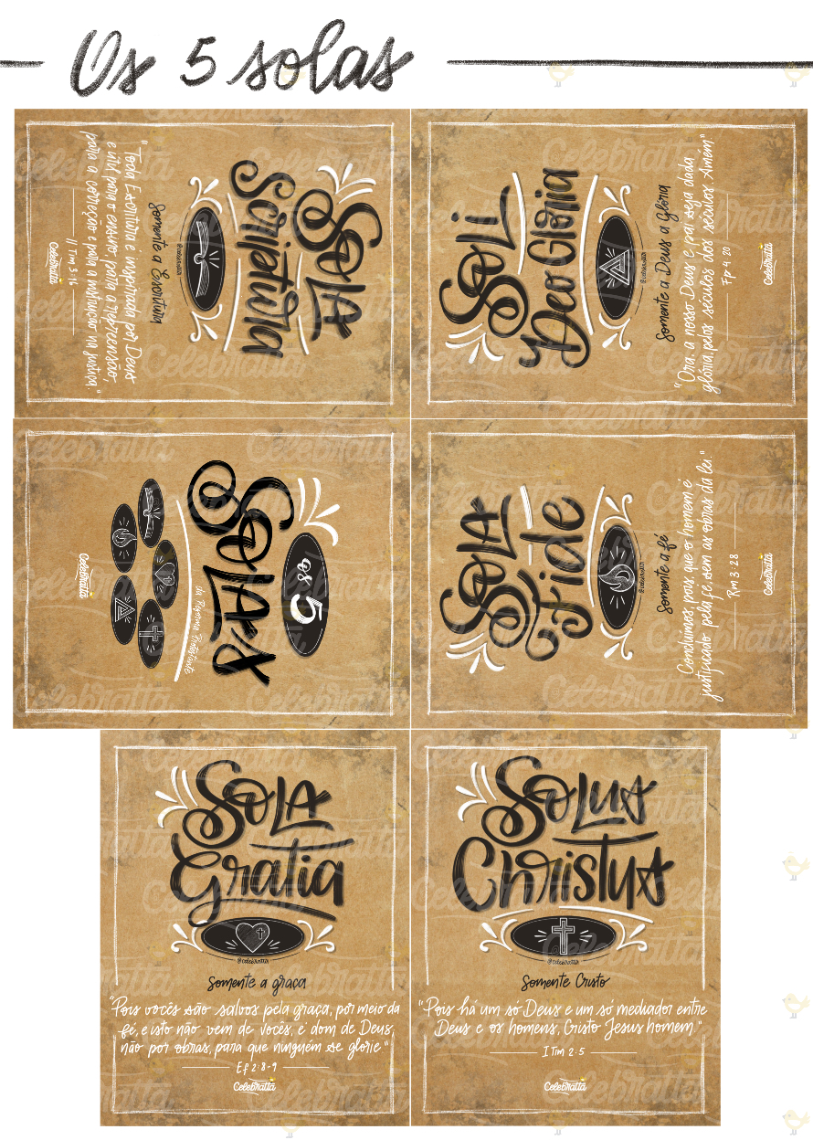 Cards 5 Solas - Celebratta | Hotmart