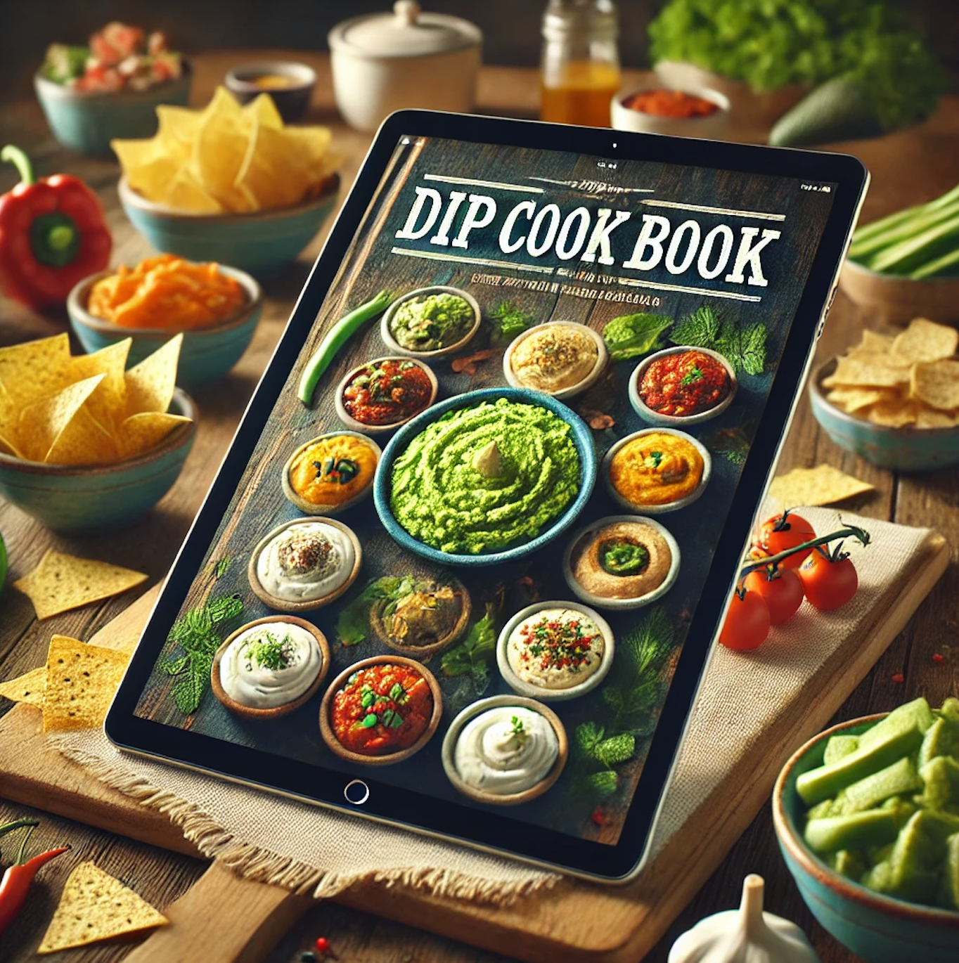 E-book | Dip Cook Book | 739 Recipes