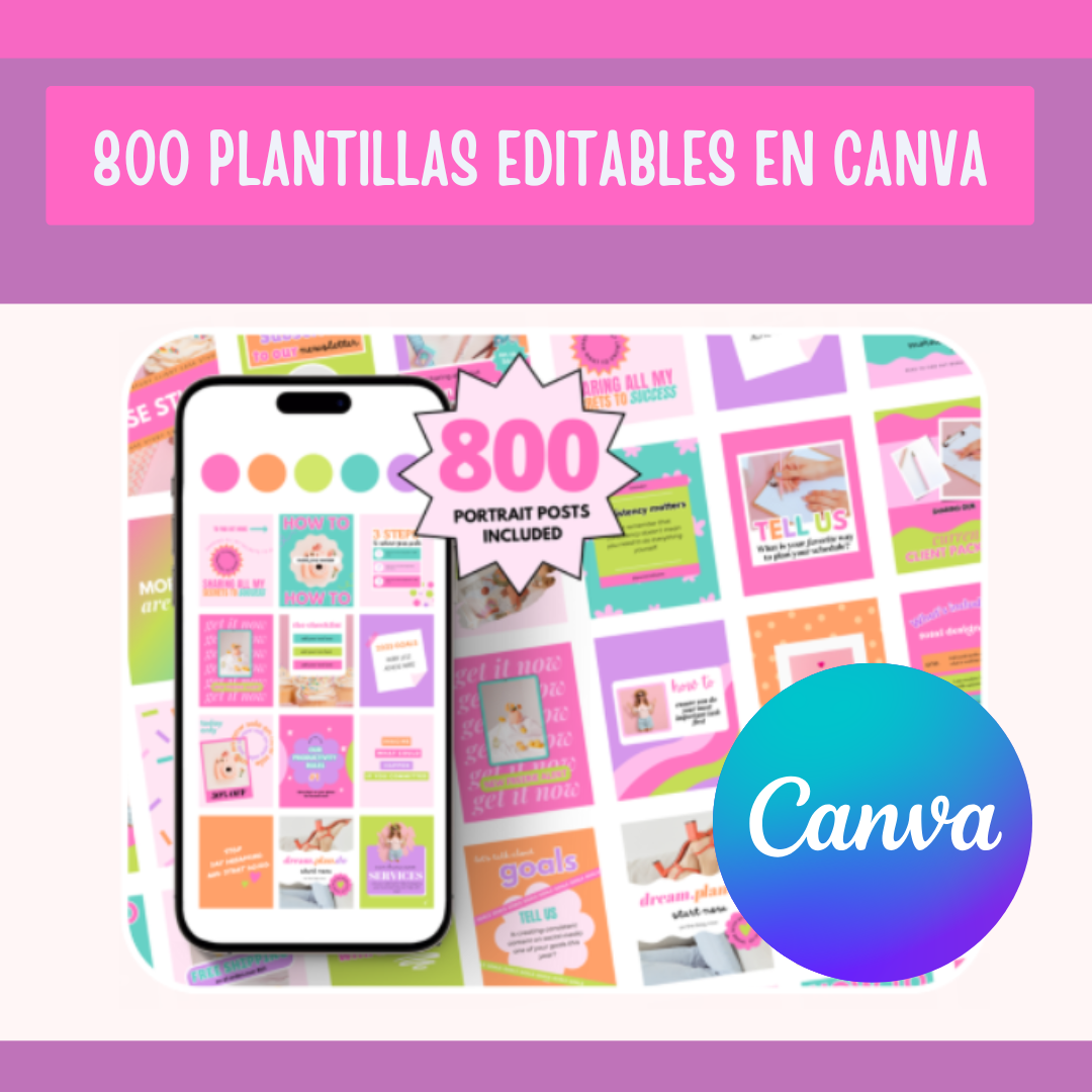 Plantillas para tus Redes Sociales en Canva - Karla Solis | Hotmart