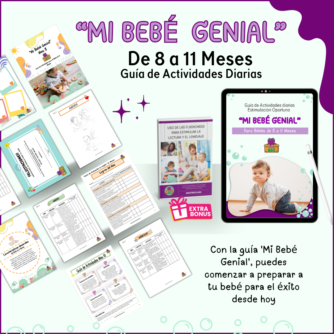 Guía "Mi Bebé Genial" de 8 a 11 Meses
