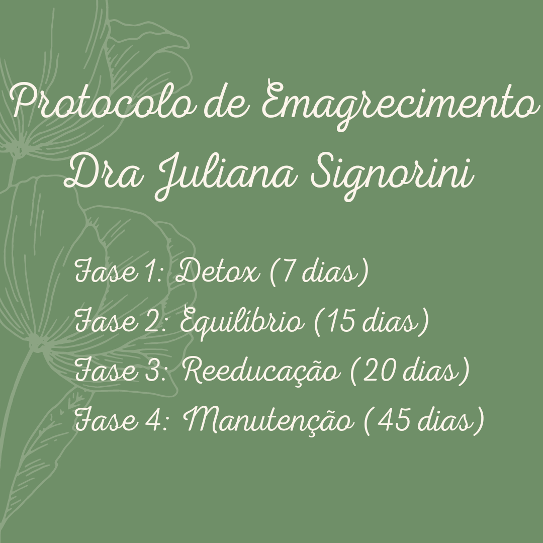 Protocolo de Emagrecimento Dra Juliana Signorini