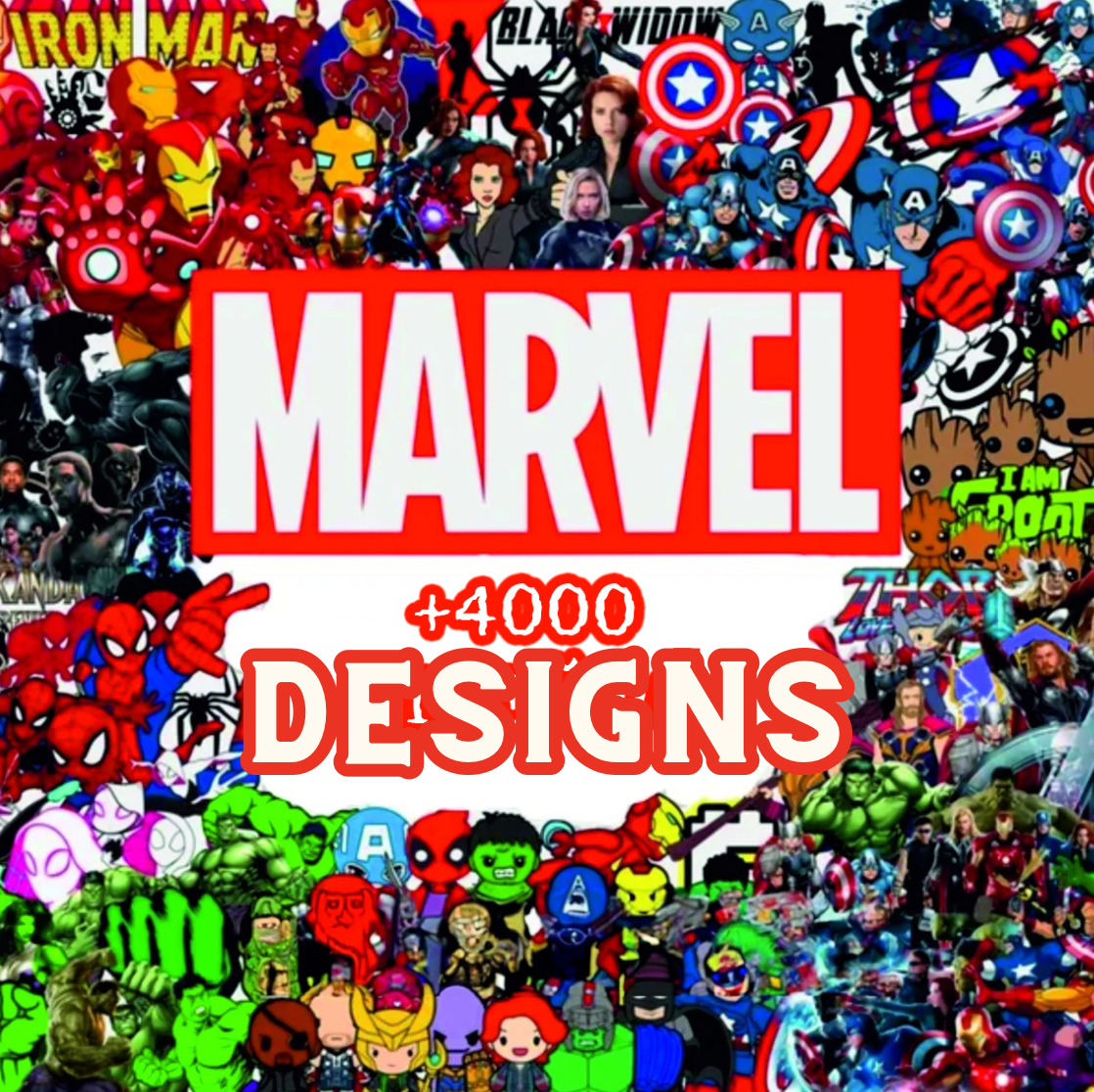 More than 4000 MARVEL Designs