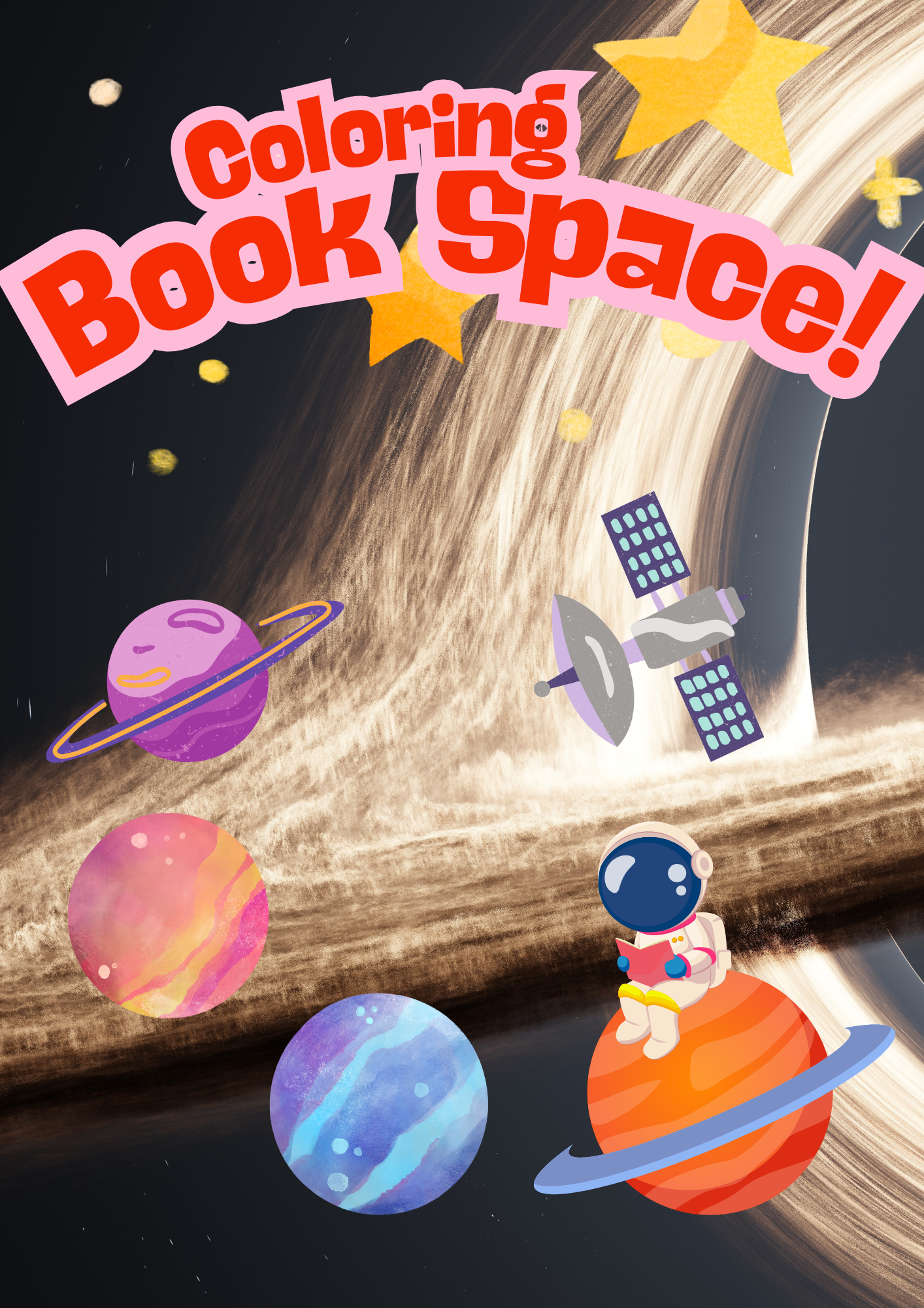 Coloring Book Space
