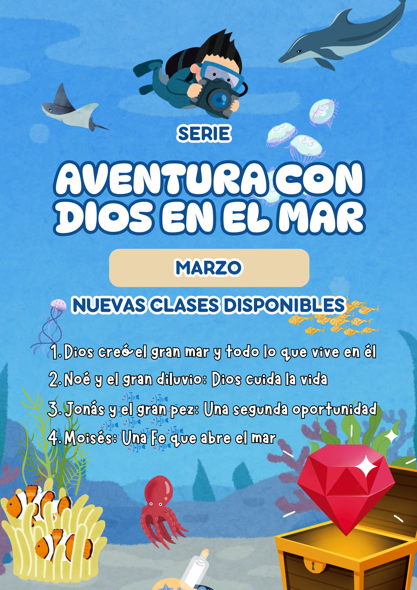 SERIE BIBLICA INFANTIL: AVENTURAS CON DIOS EN EL MAR - Ministerio K...