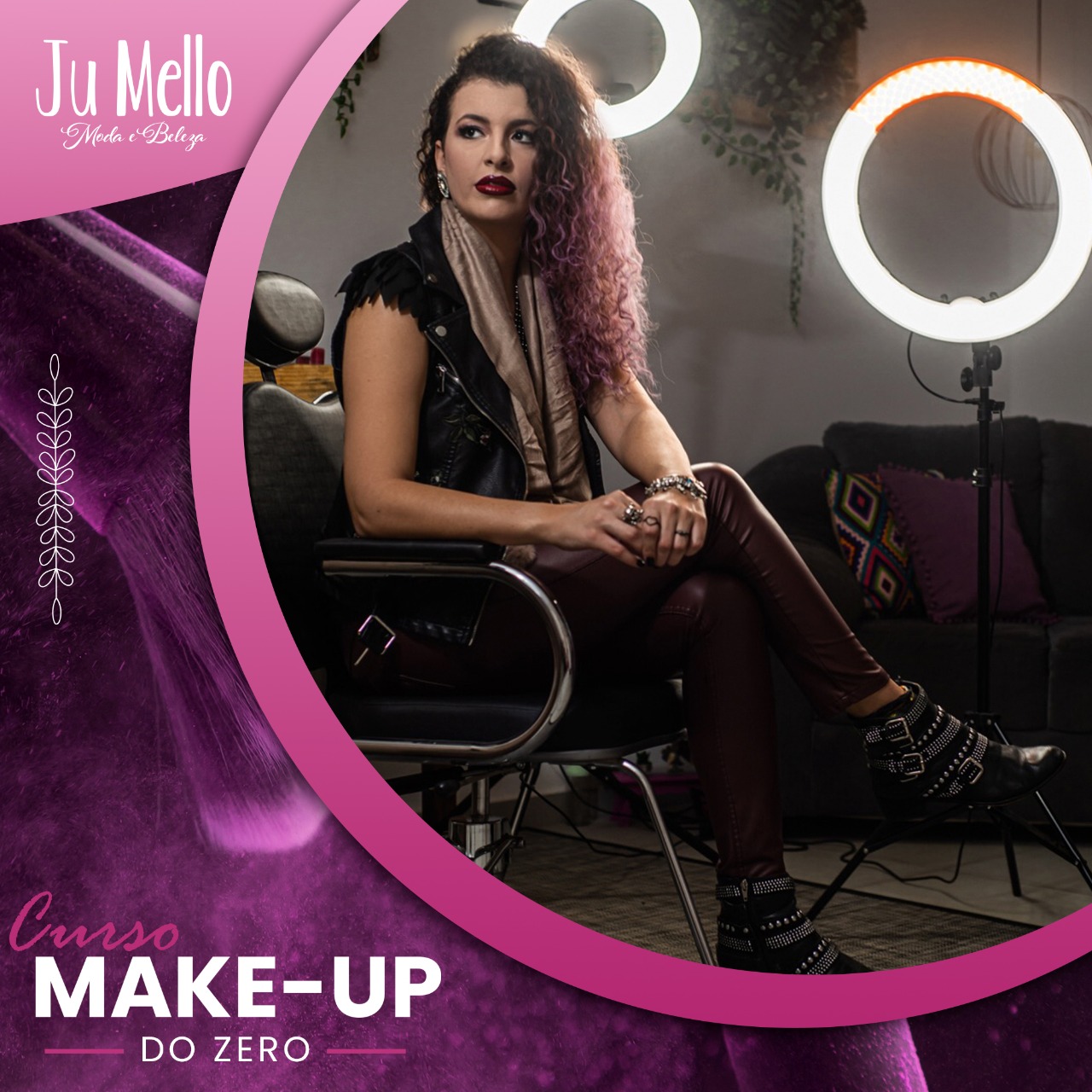 Curso Makeup Ju Mello - Completo do Zero + Rejuvenescer + Holidays + Bônus
