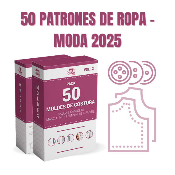 50 PATRONES DE ROPA - MODA 2025 - Maximize | Hotmart