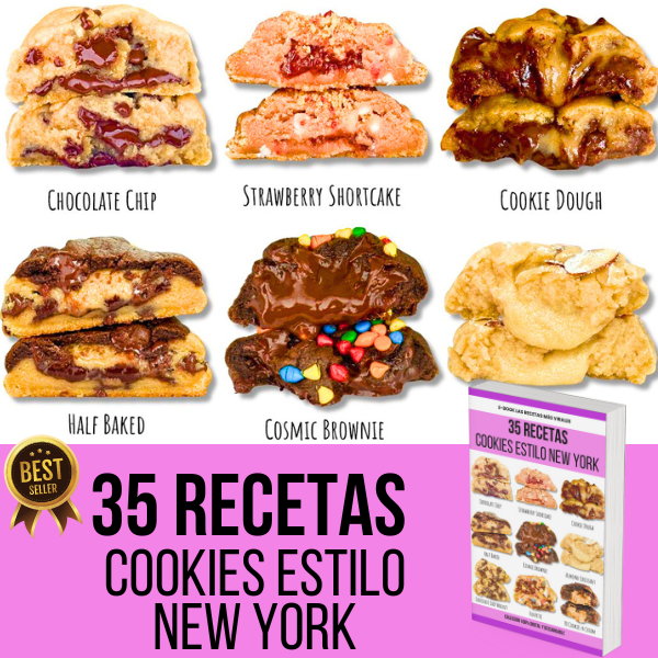 35 RECETAS DE COOKIES TIPO NEW YORK