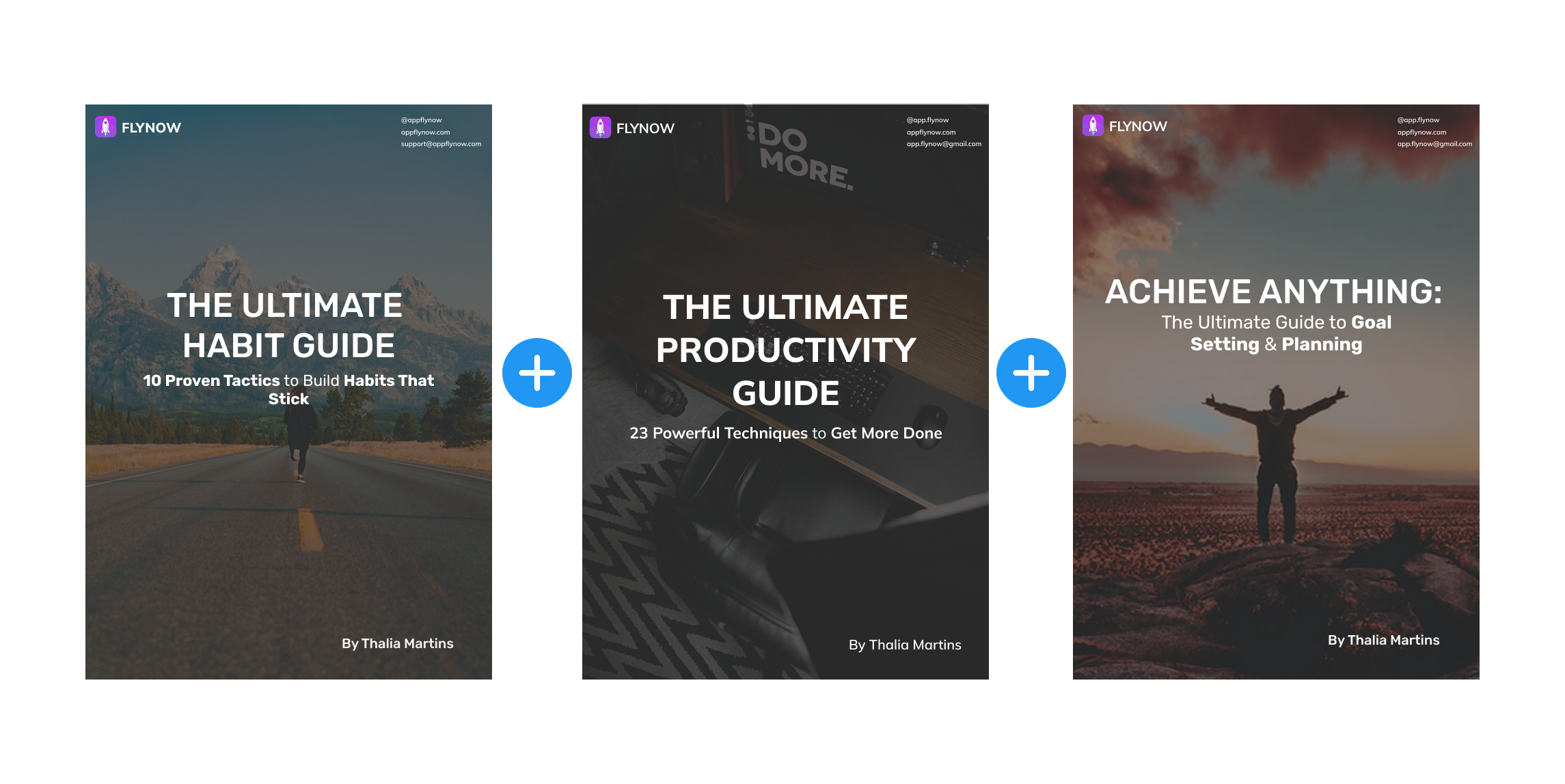 COMBO: Habits + Productivity + Goal Setting and Planning Guides - T...