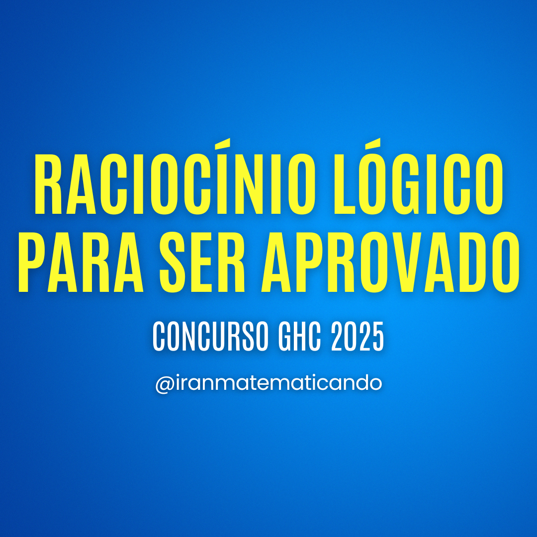 RACIOCÍNIO LÓGICO PARA SER APROVADO