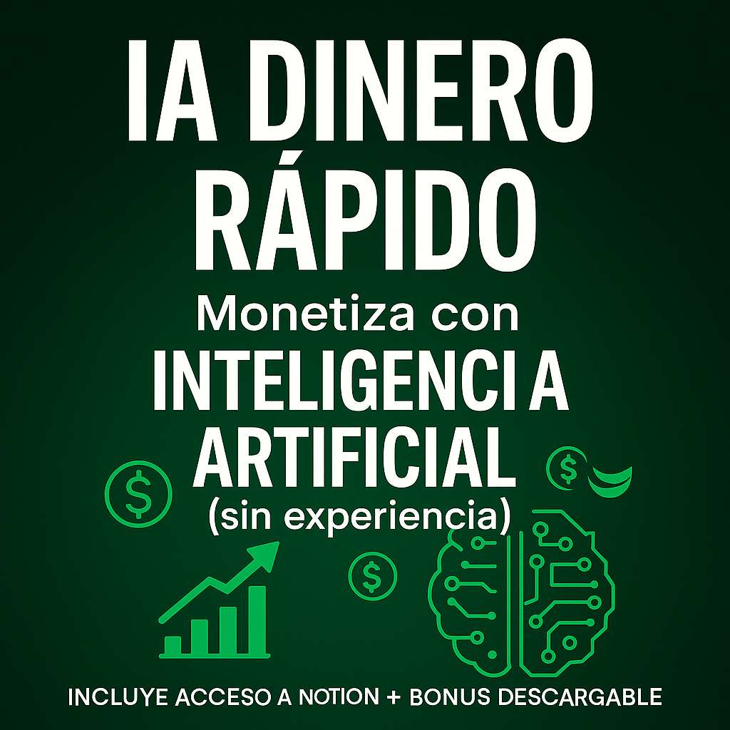 IA Dinero Rápido: Aprende a Monetizar con Inteligencia Artificial