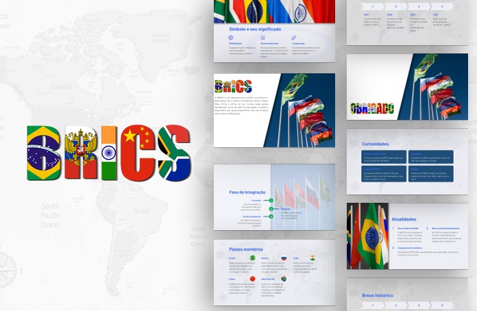 BRICS - Template de PowerPoint - Marcelo Setubal | Hotmart