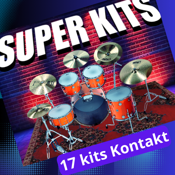 SUPER KITS (KONTAKT) 17 KITS DE BATERIA
