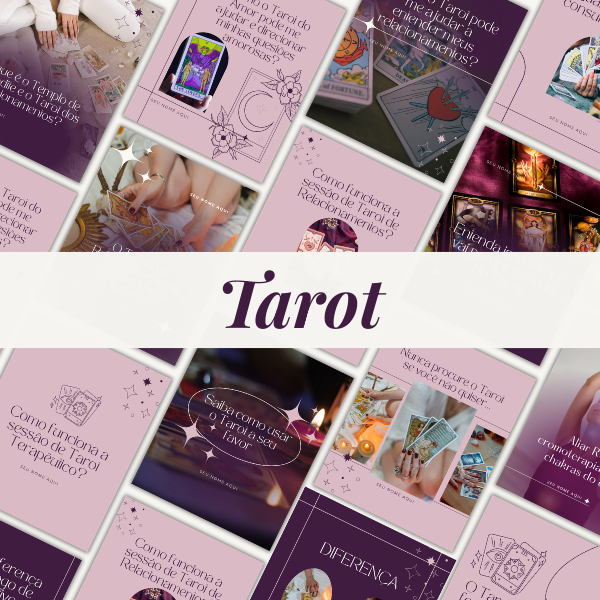 Kit de Conteúdos para Tarot - Jessica Braz | Hotmart