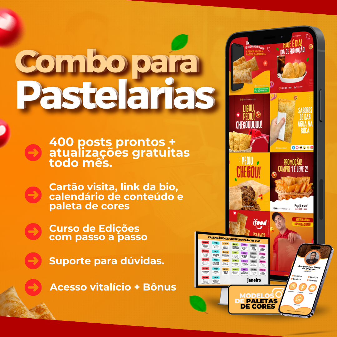 Combo para Pastelarias - Isa Pacheco @isapachecoreal | Hotmart