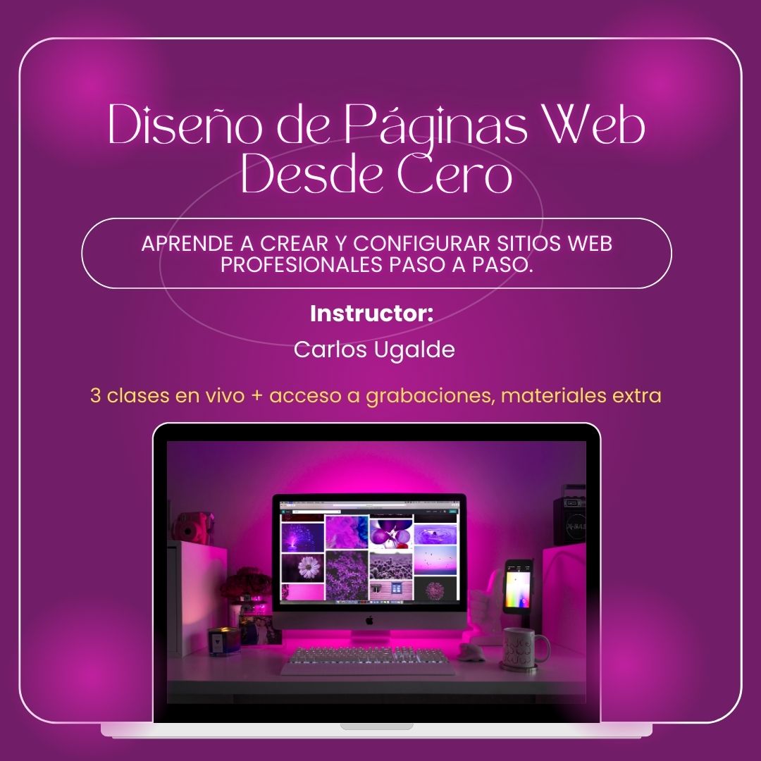 Mi primera web desde cero - PROXIMO TALLER EN VIVO
