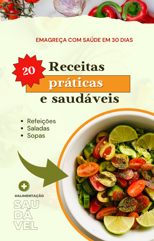 20 Receitas práticas e saudáveis - Raquel Souza | Hotmart
