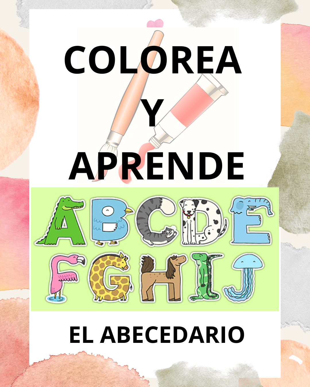 COLOREA Y APRENDE: ABECEDARIO - JAIME ERNESTO PACHECO ESTRELLA | Ho...